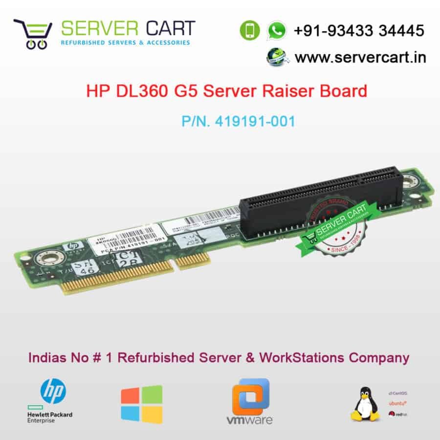HP ProLiant DL360 G5 PCI-E Riser Board Assembly 419191-001