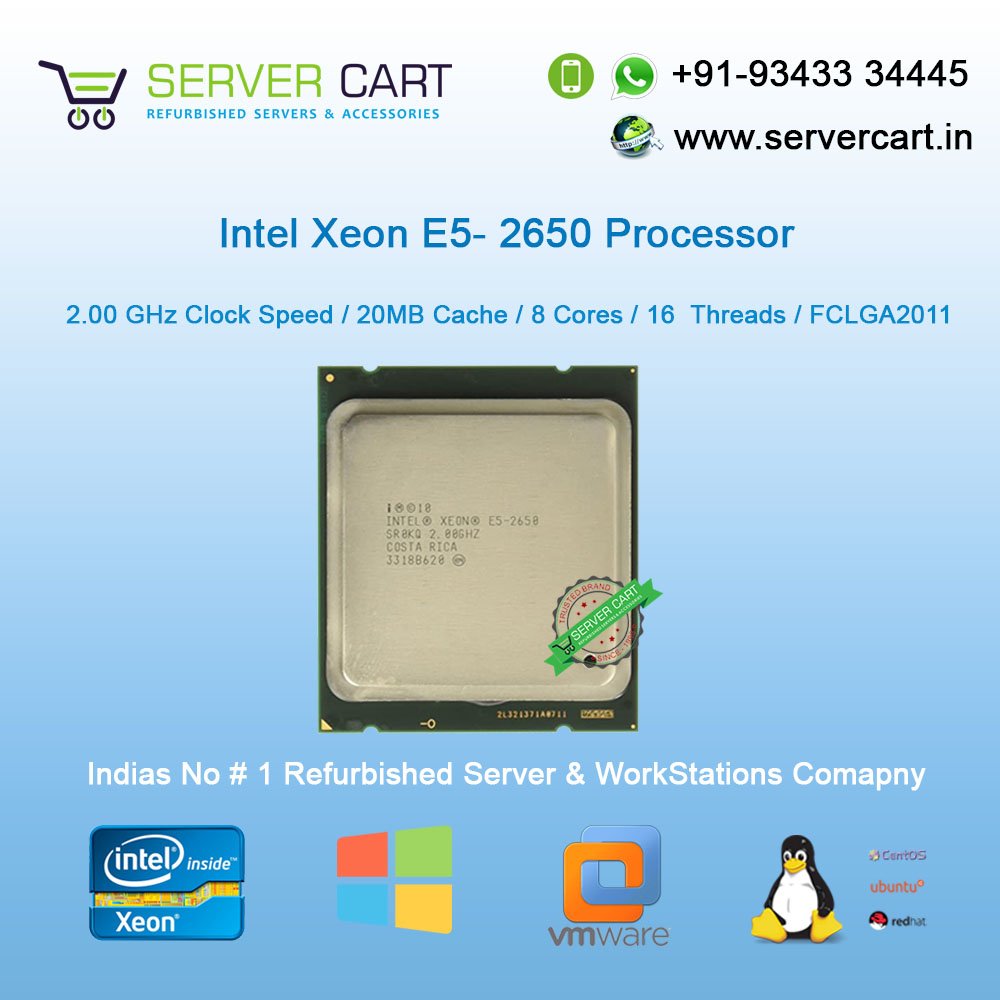 Intel Xeon E5-2650 Processor Best Price in India - ServerCart