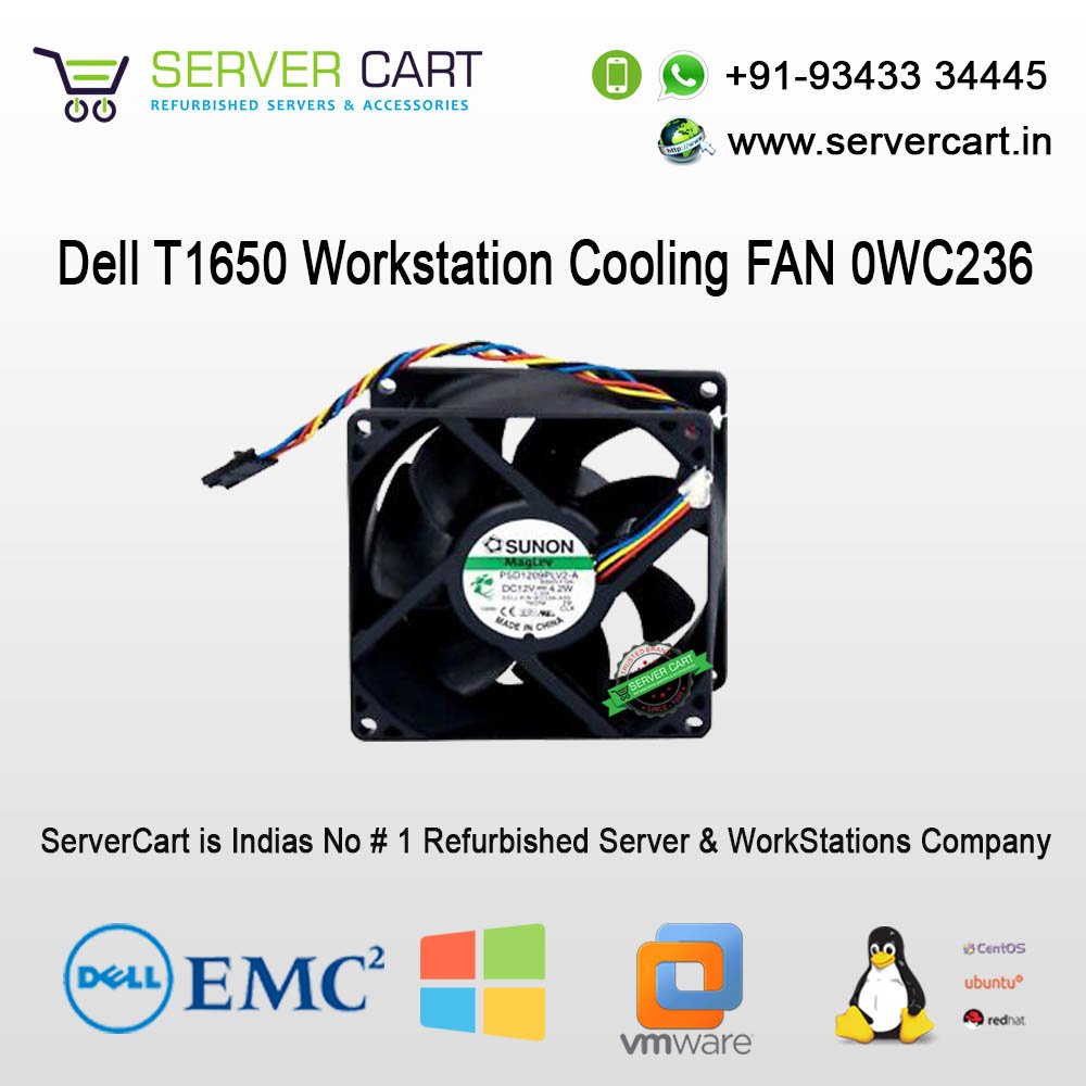 Dell Precision T1650 Workstation Cooling FAN 0WC236