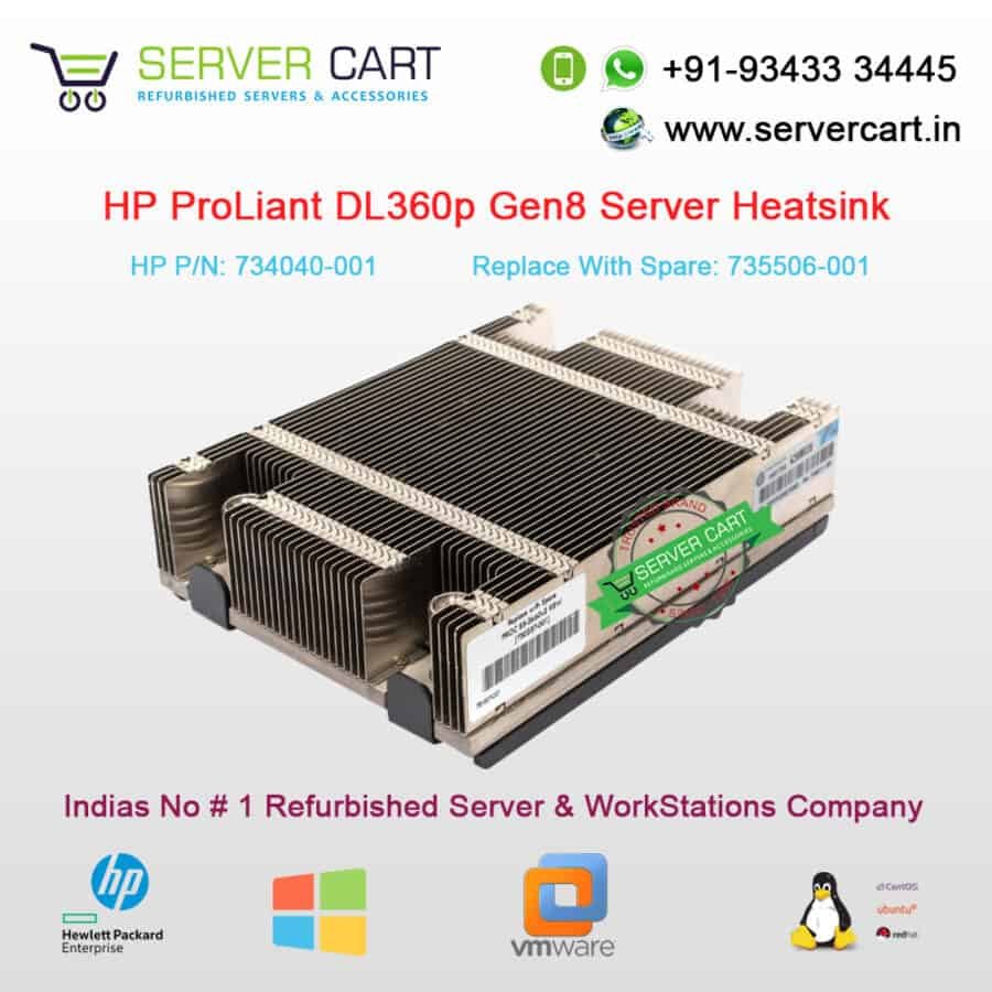 Buy HP ProLiant DL360p Gen8 Heatsink 734040-001 - ServerCart