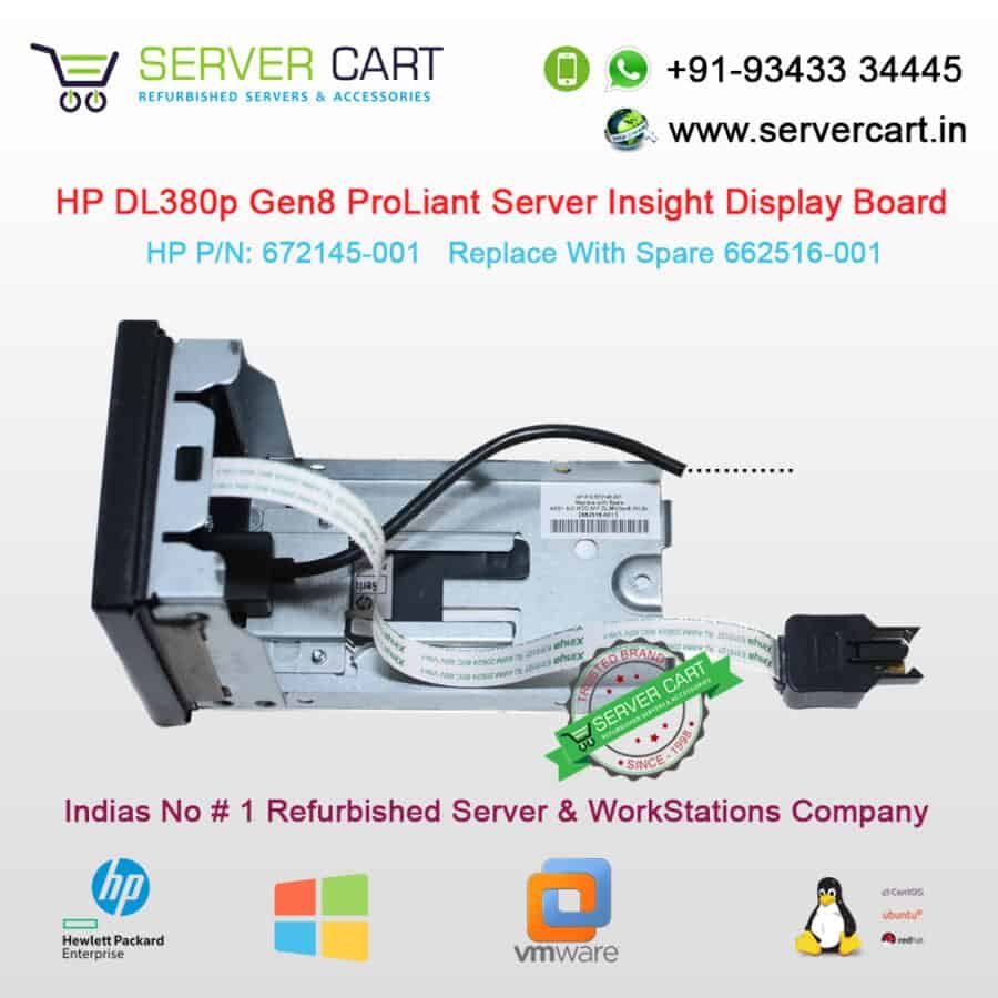HP DL380P Gen8 Systems Insight Display Board 662516-001 672145-001