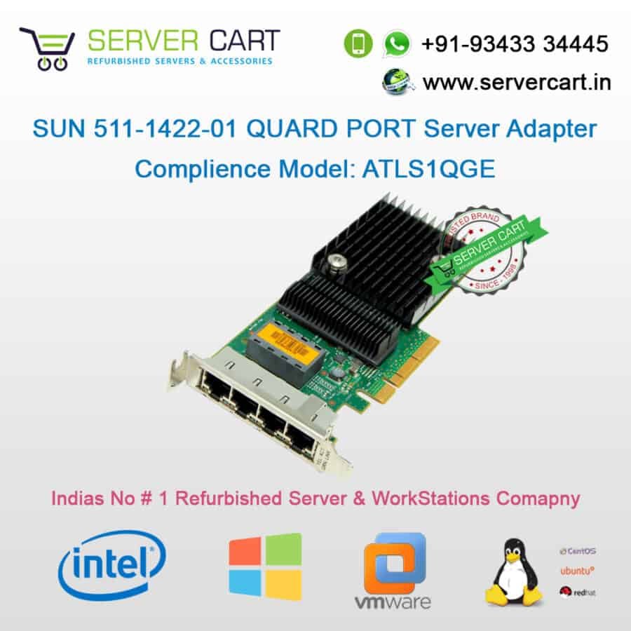 Sun Quad Port Gigabit Ethernet Expansion Network Adapter Card