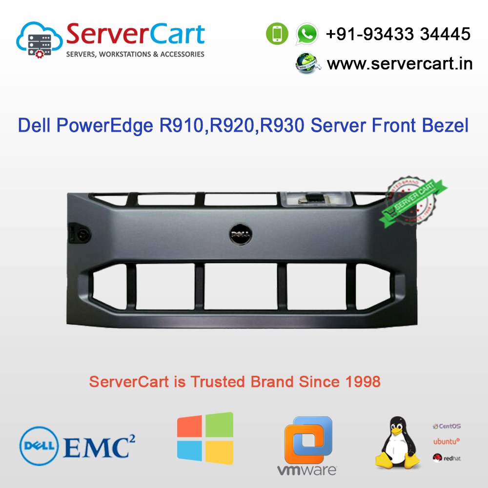 Buy Dell PowerEdge R910, R920, R930 Server Front Bezel - ServerCart