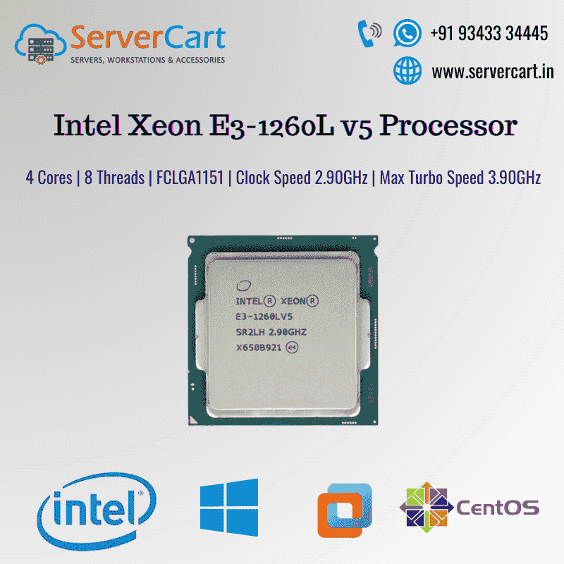 Intel Xeon E3-1260L v5 Processor Best Price in India - ServerCart