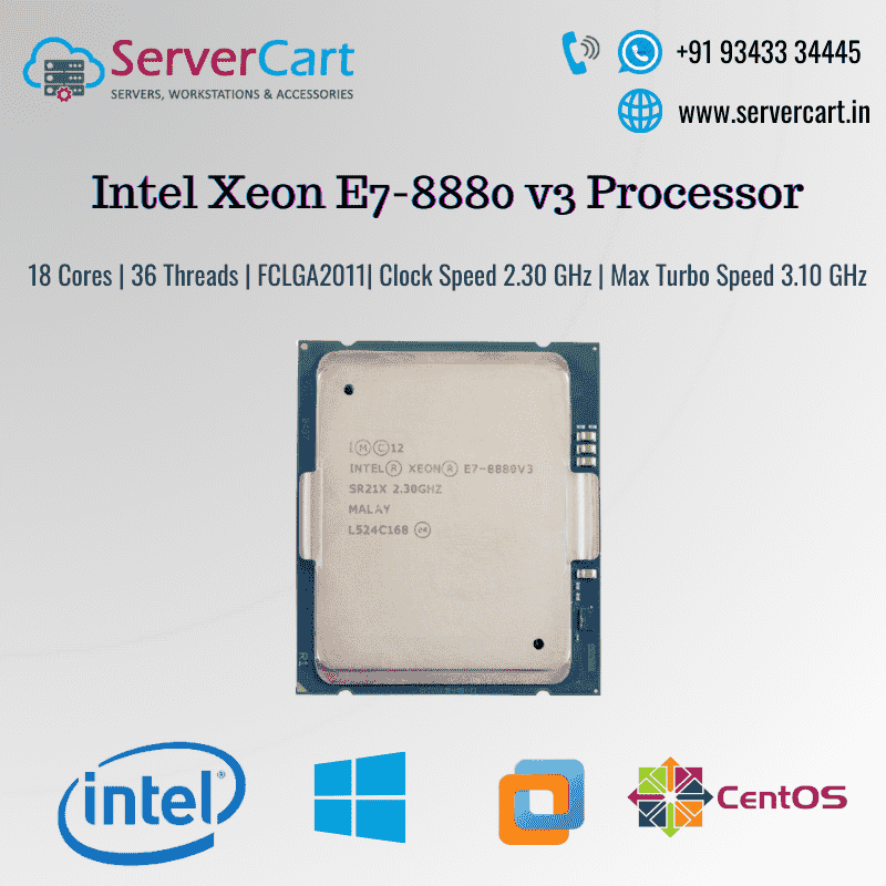 Intel Xeon E7-8880 v3 Processor Best Price in India - ServerCart