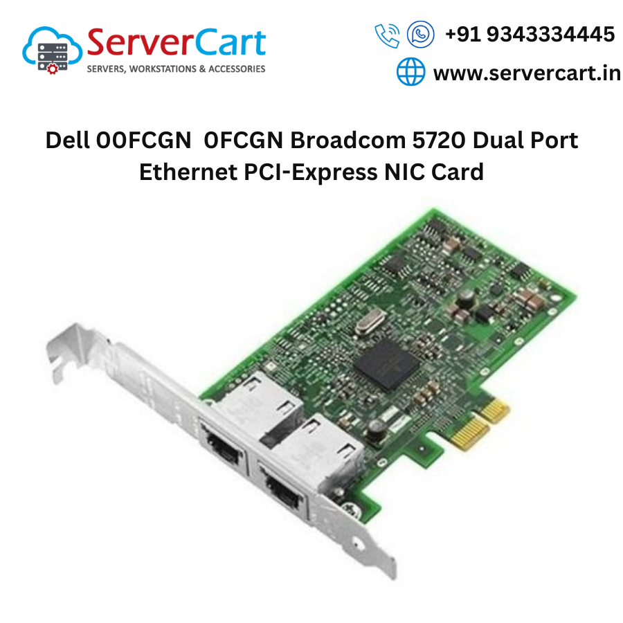 Dell 00FCGN 0FCGN Broadcom 5720 2Port Ethernet NIC Card