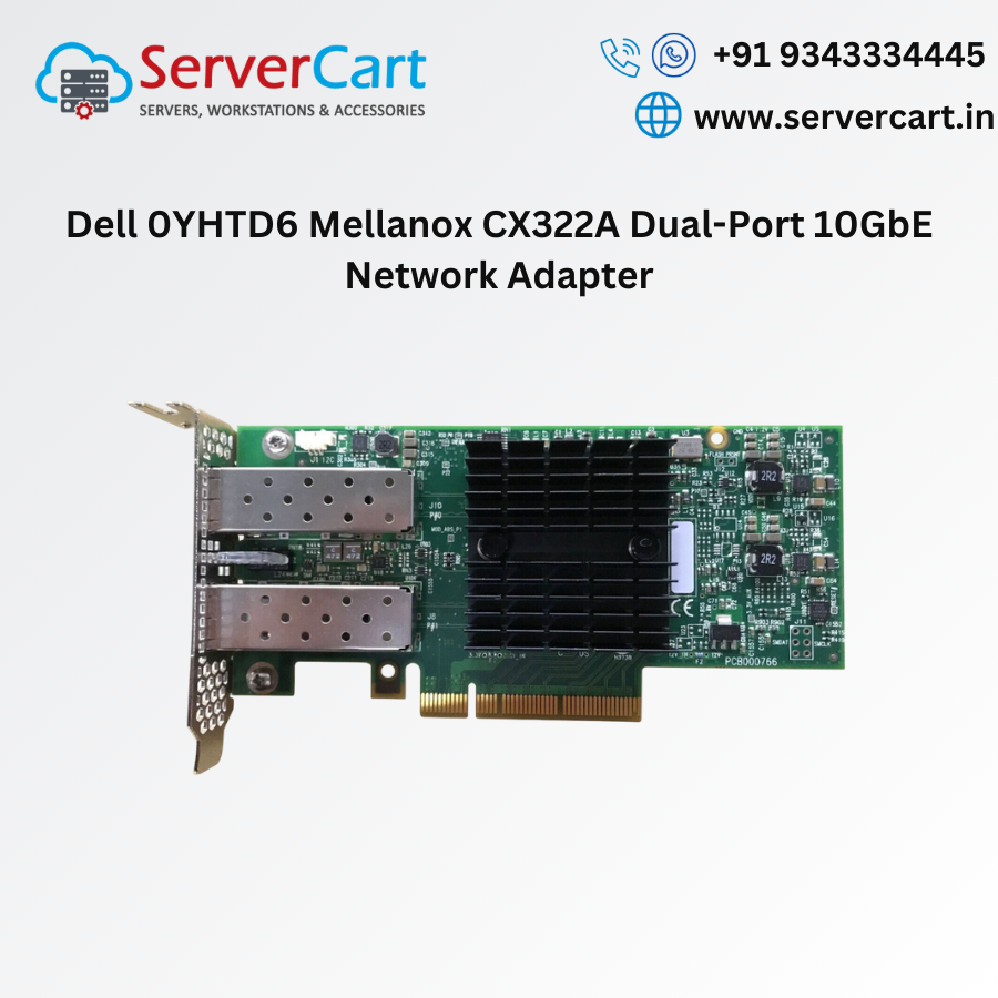 Dell 0YHTD6 Mellanox CX322A Dual-Port 10GbE Network Adapter