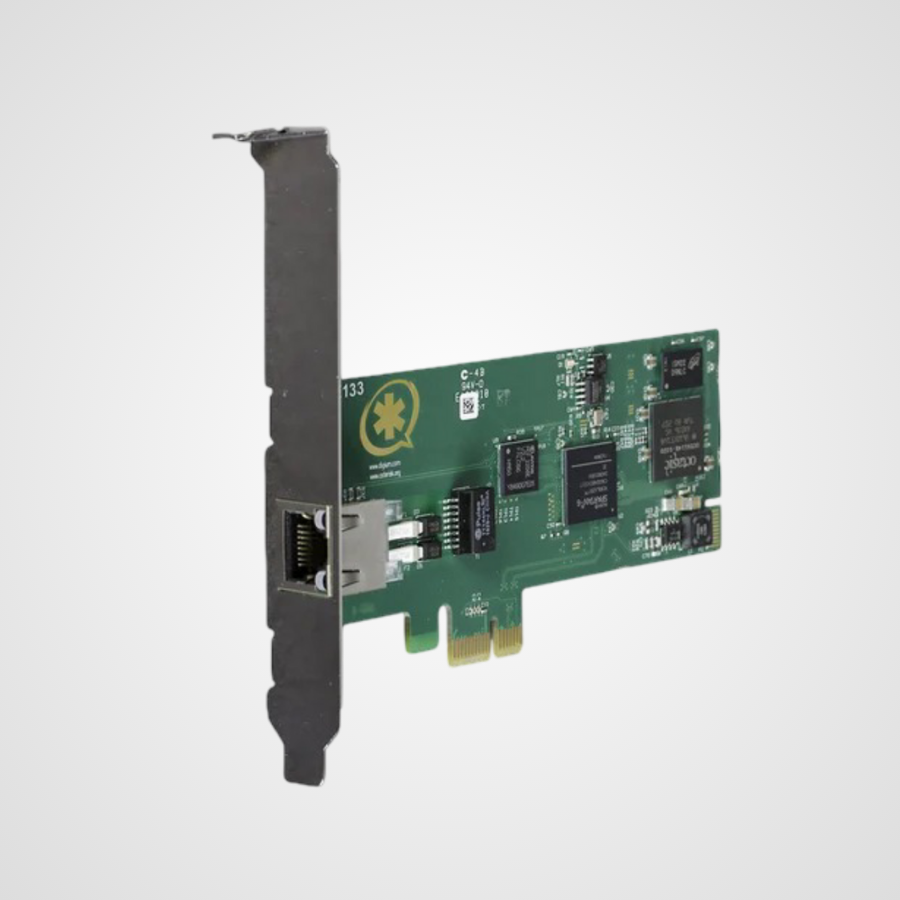 Digium TE820 5TE820FLF 8-Port T1/E1/J1 PCIe Card - ServerCart